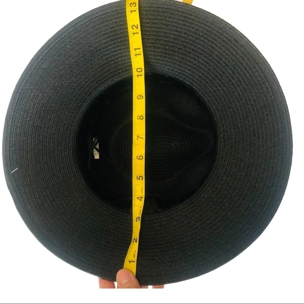 Sunny Hats | Accessories | New Sunny Hats Black Hat With Feather Trim ...